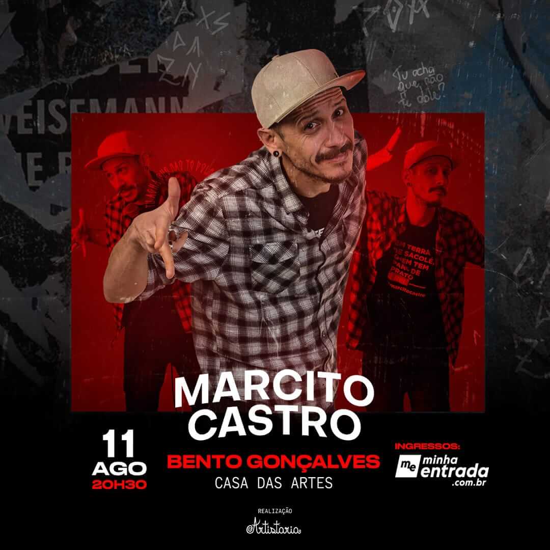 Comediante de stand up Marcito Castro volta a Bento Gonçalves ...